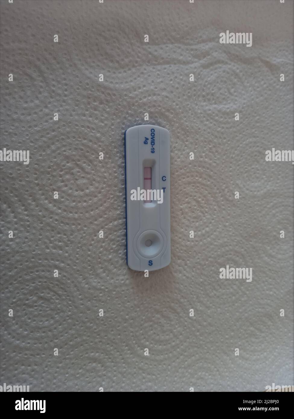 Covid-19 rapid antigen home test kit, a negative result of the virus ...