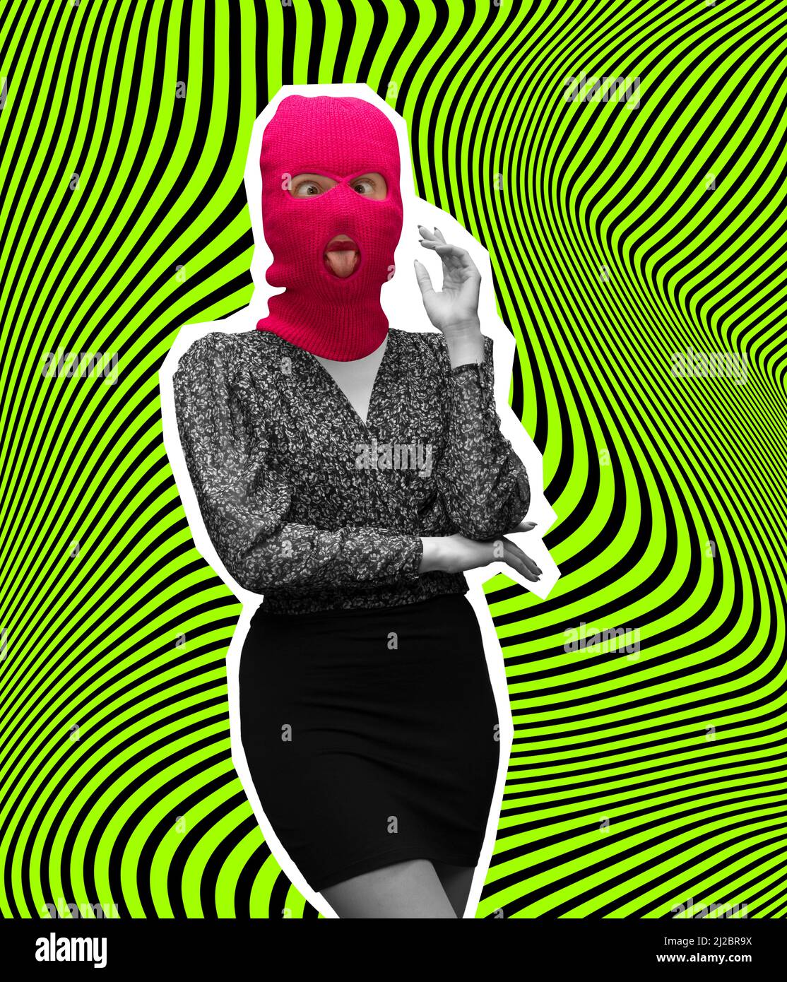 Neon pink suit hi-res stock photography and images - Alamy