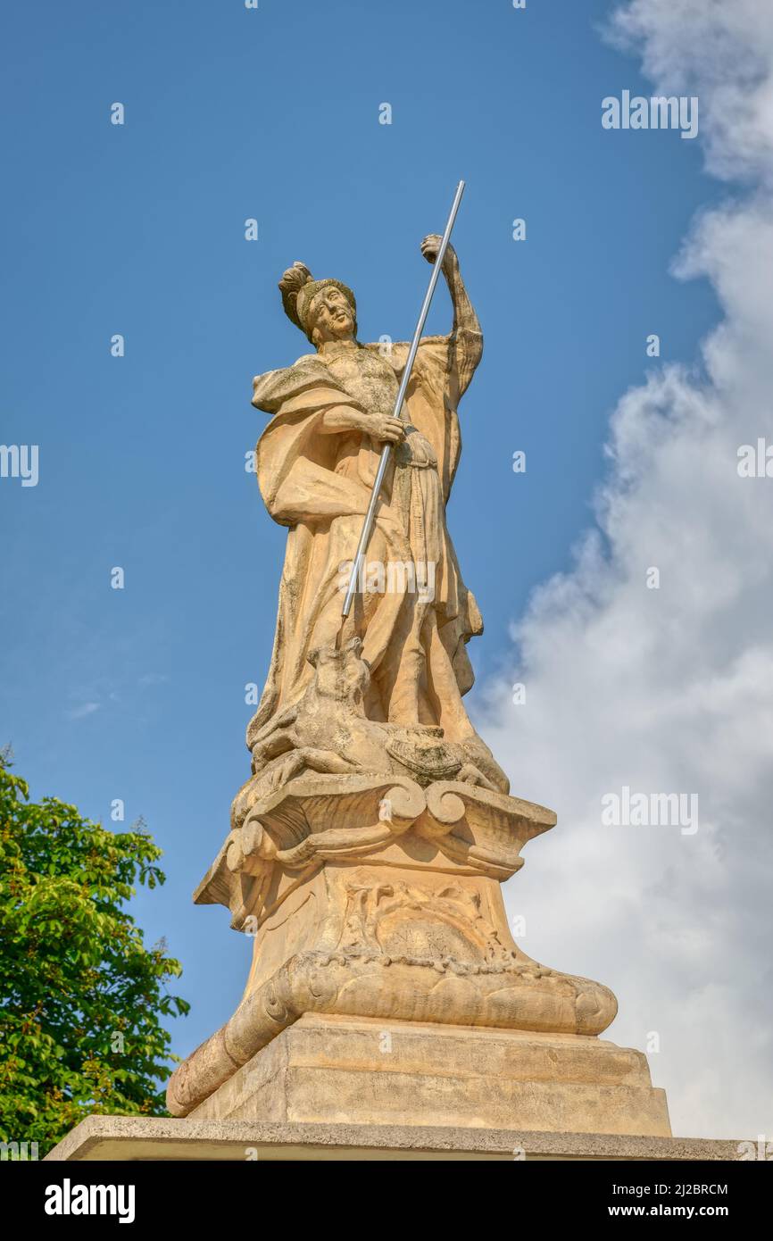 Saint George statue in Bjelovar Croatia Stock Photo - Alamy
