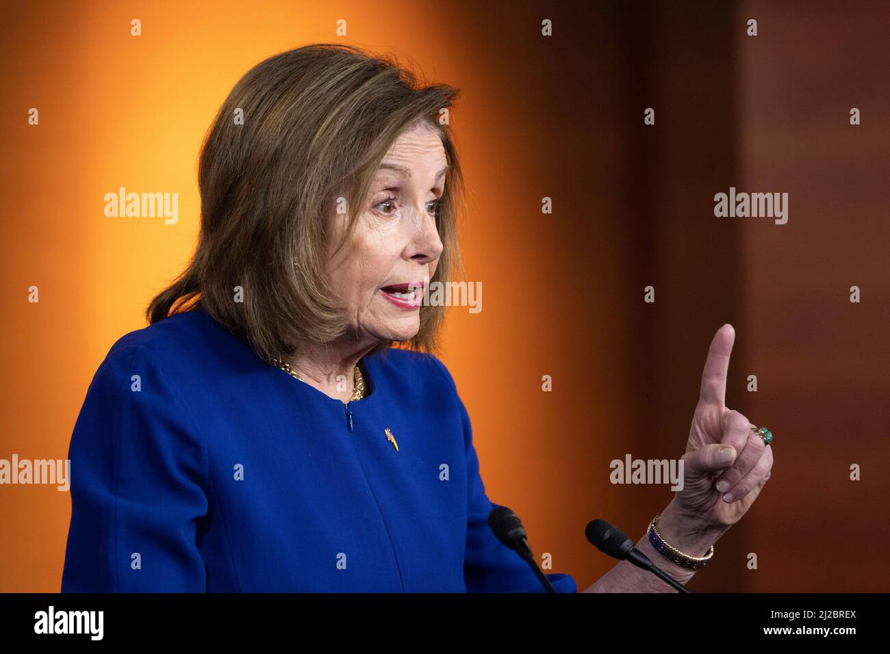 Speaker of the United States House of Representatives Nancy Pelosi ...