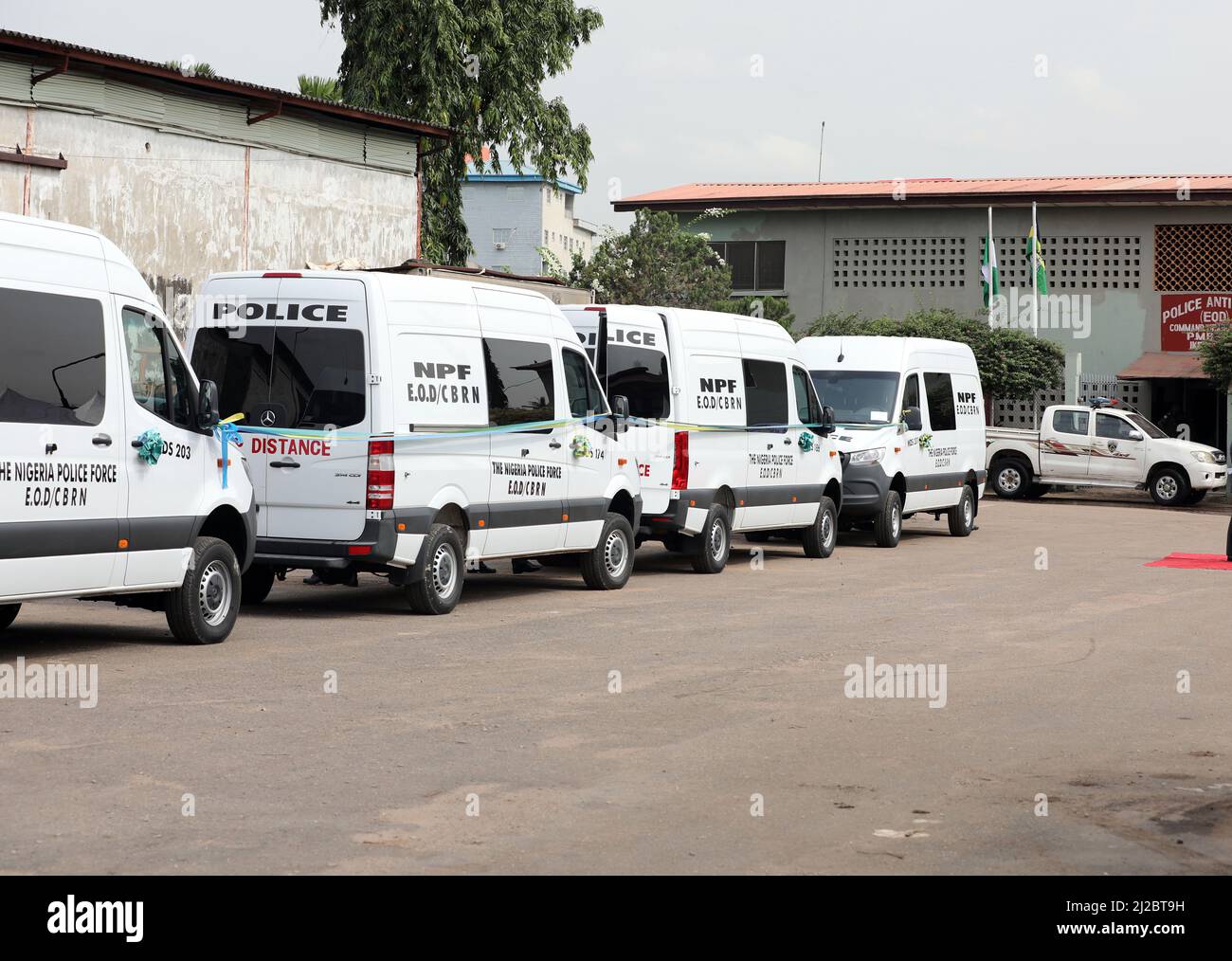 Nigeria police force hi-res stock photography and images - Alamy