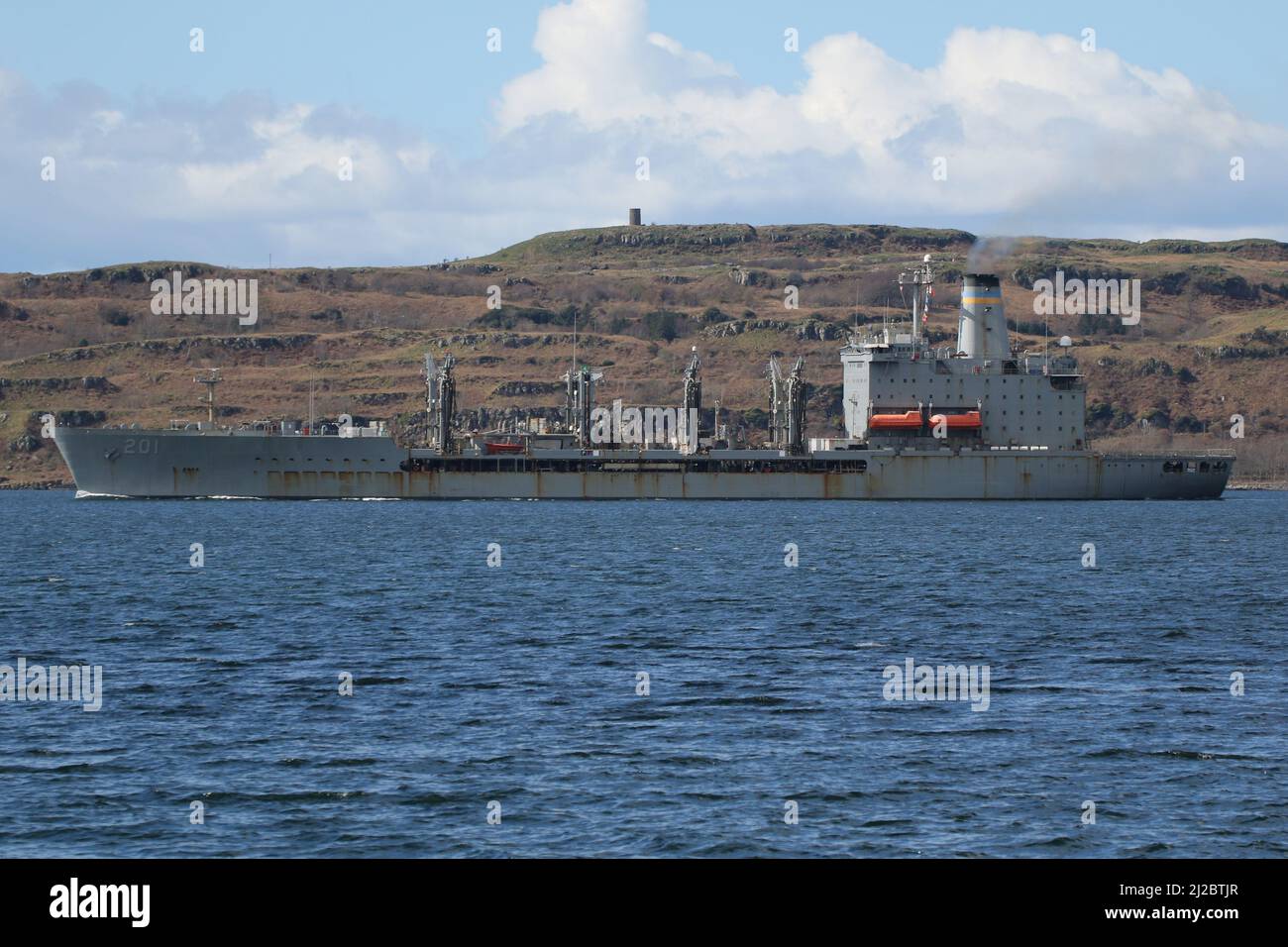 Military sealift command supply ship usns patuxent t ao 201 hi-res ...