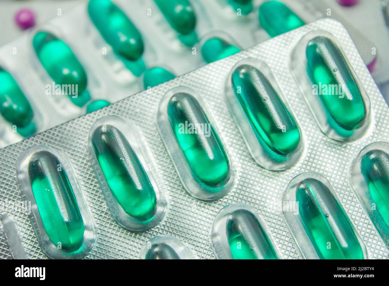 packings of medicine pills and capsules Stock Photo - Alamy