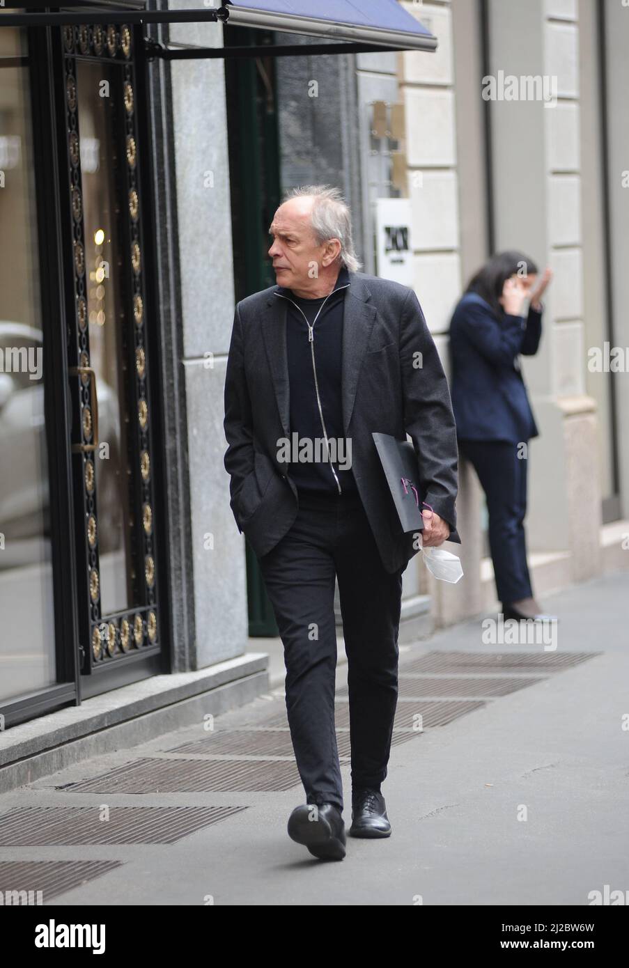 Milan, . 31st Mar, 2022. Milan, 31-03-2022 The American actor TOMAS ...