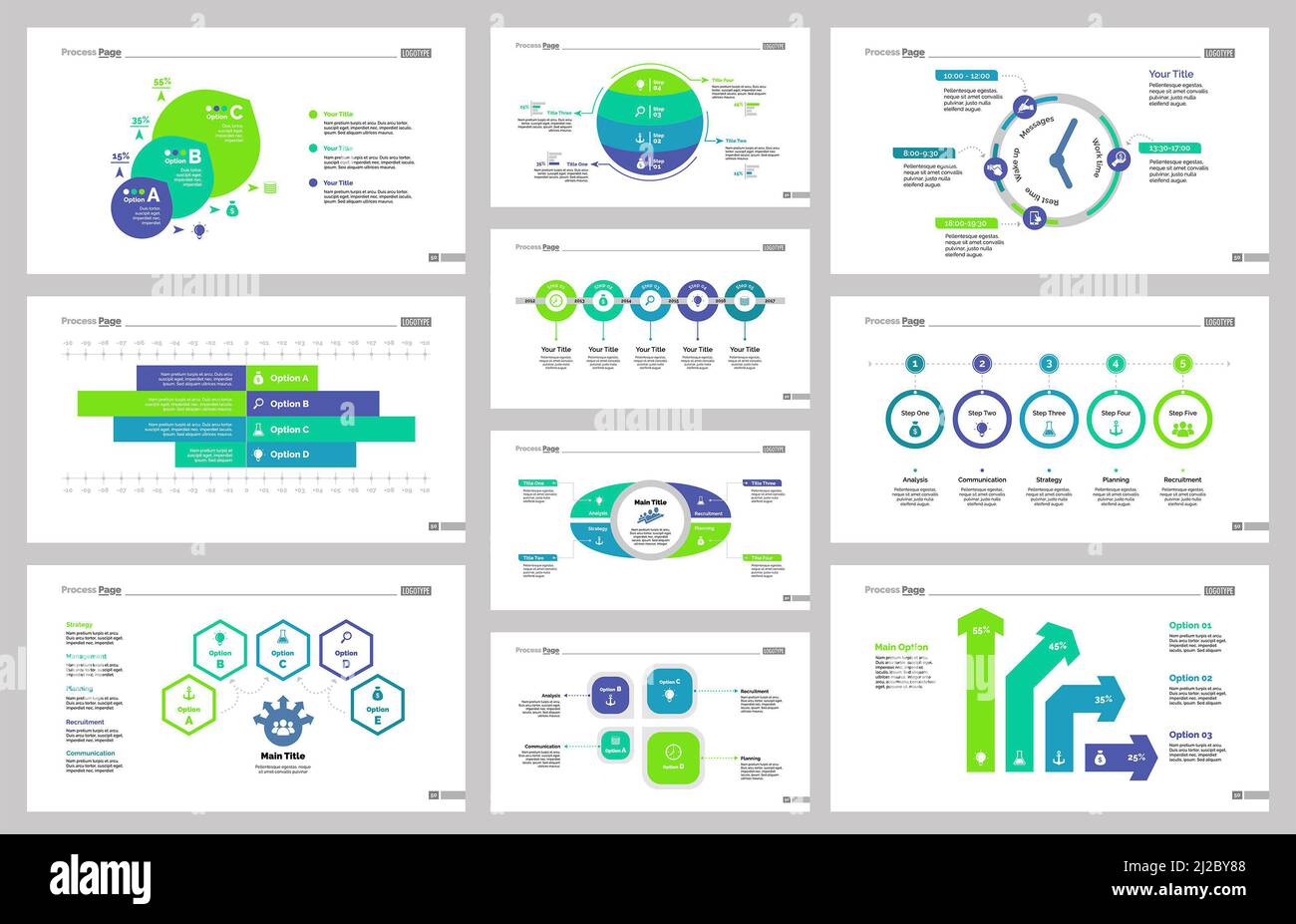 Infographic design set can be used for workflow layout, diagram, annual ...