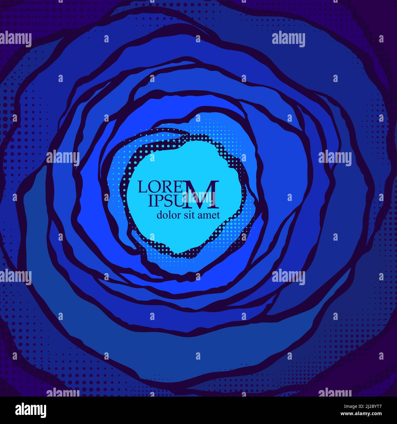 Blue abstract graphic background. Vector illustration Stock Vector ...