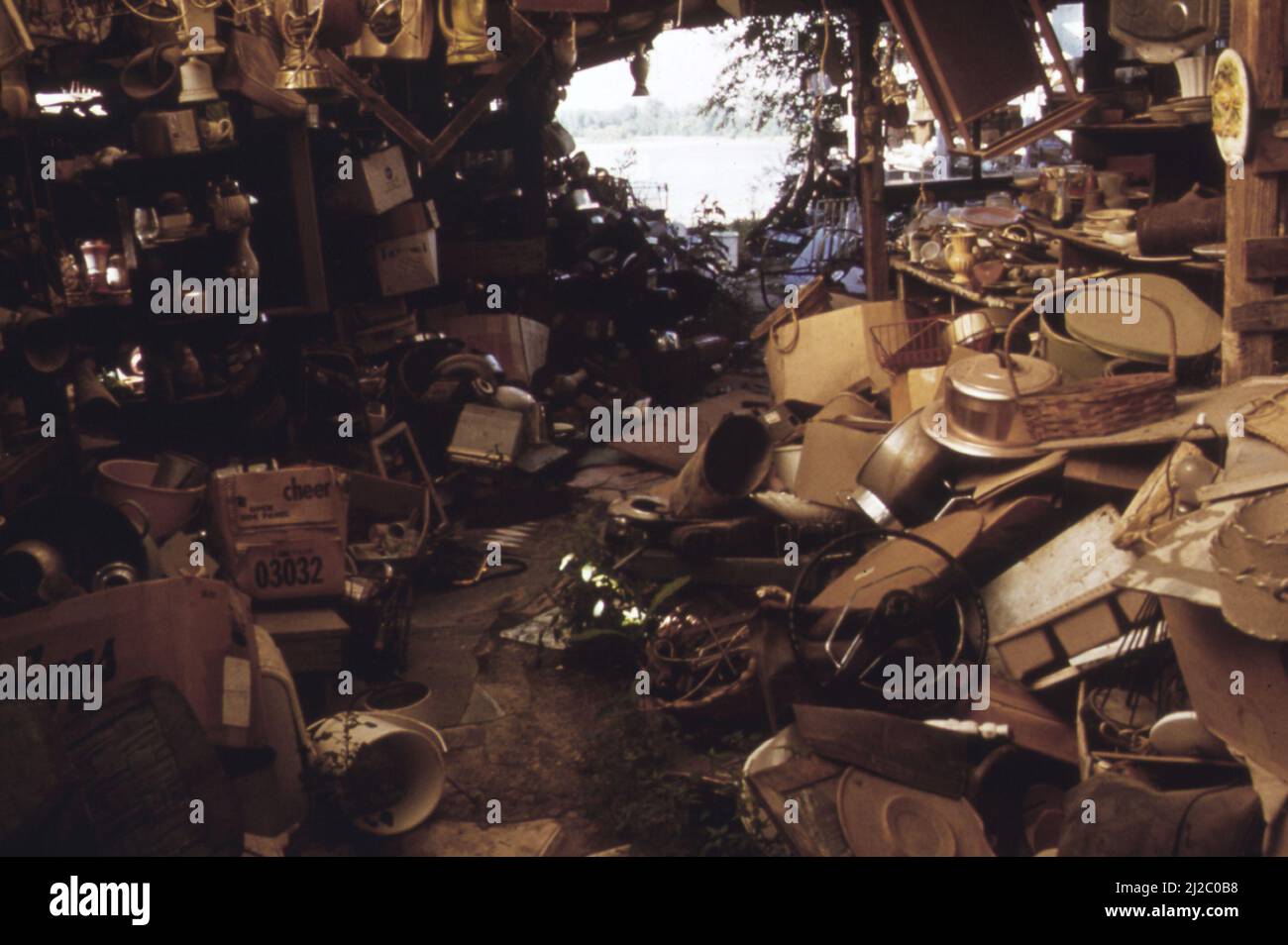 The owner of this huge junk shop on the Kansas River in Bonner Springs ...