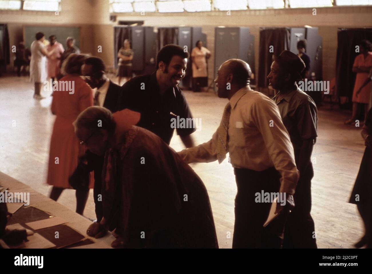 1972 polling place hi-res stock photography and images - Alamy