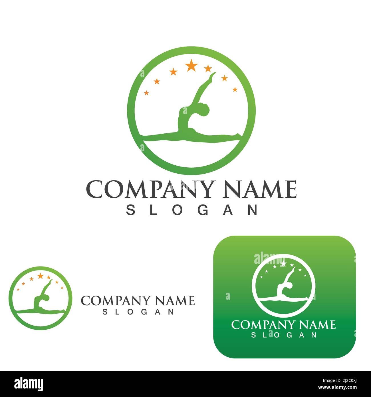 healthy exercise logo and symbol vector Stock Vector Image & Art - Alamy