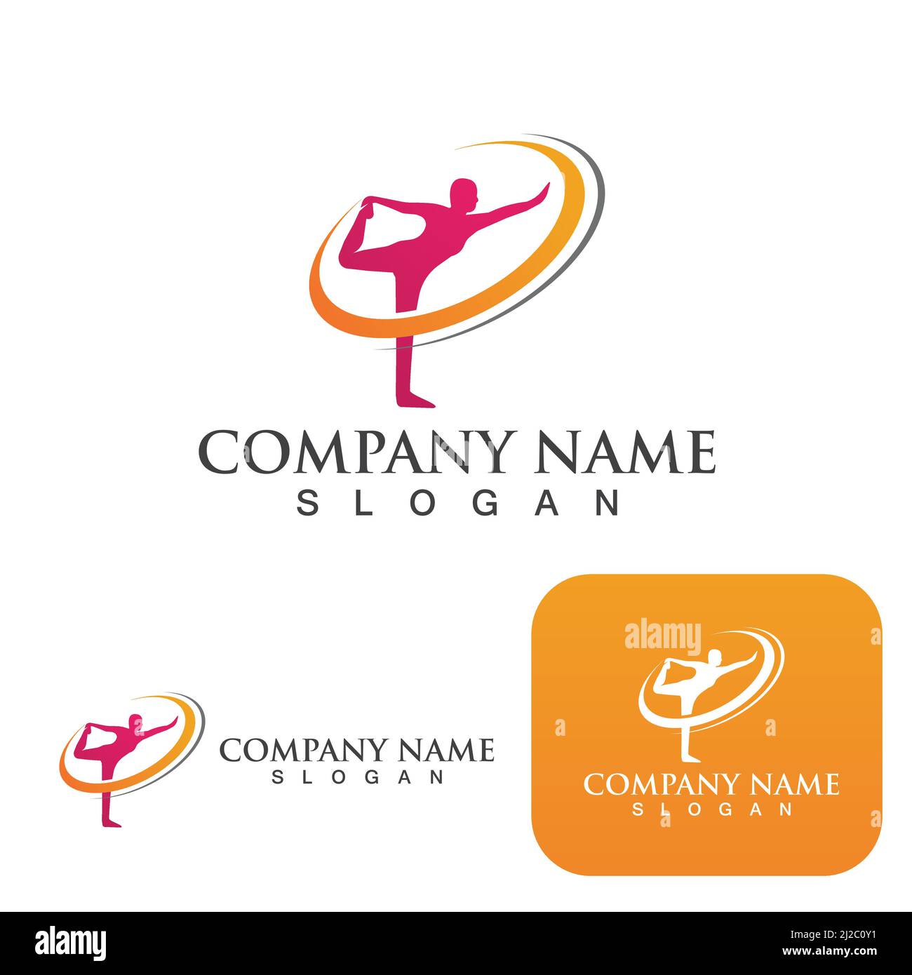 healthy exercise logo and symbol vector Stock Vector Image & Art - Alamy