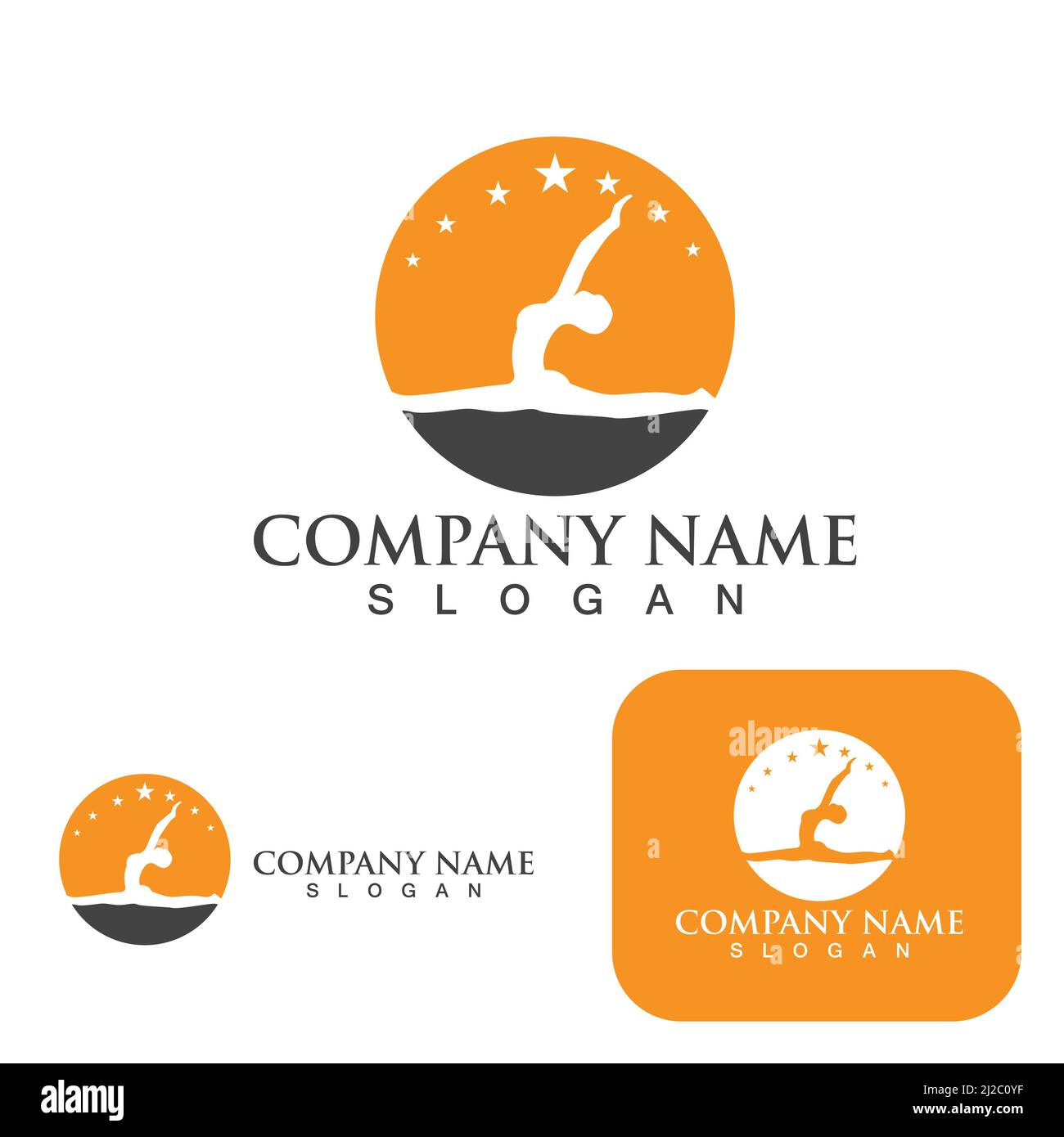 healthy exercise logo and symbol vector Stock Vector Image & Art - Alamy
