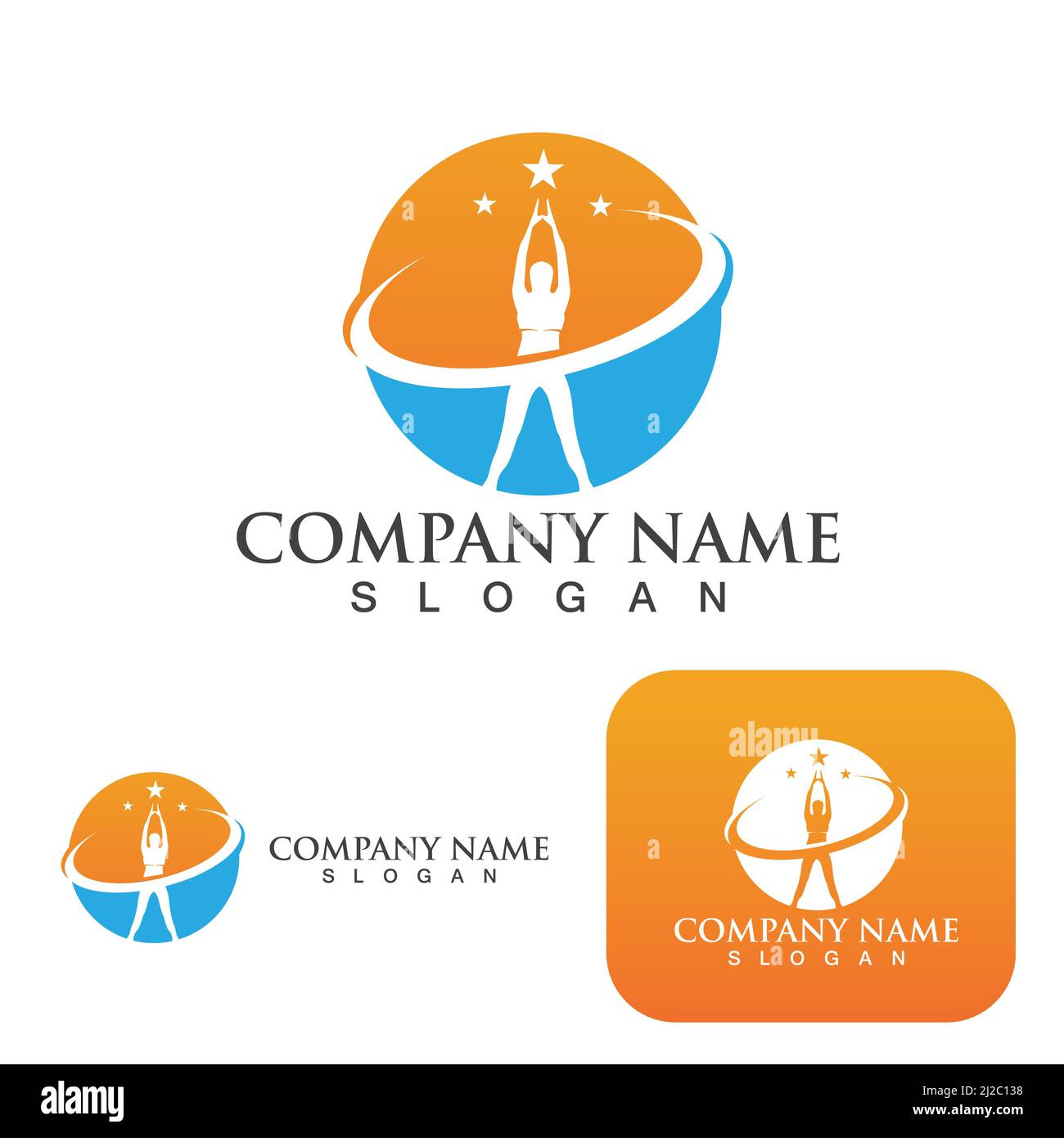 healthy exercise logo and symbol vector Stock Vector Image & Art - Alamy