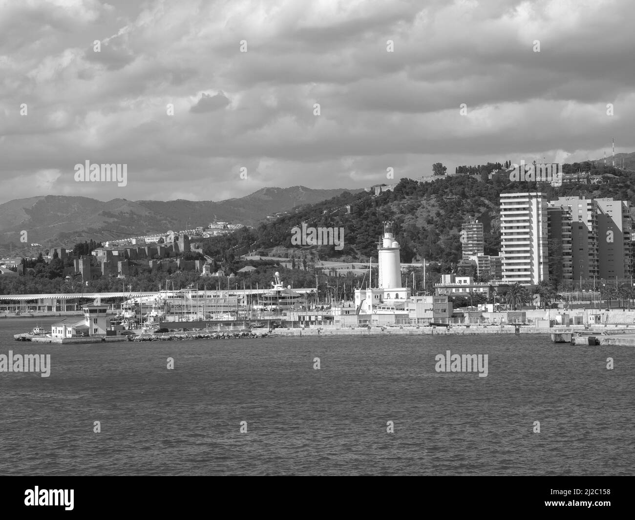 malaga city in spain Stock Photo - Alamy