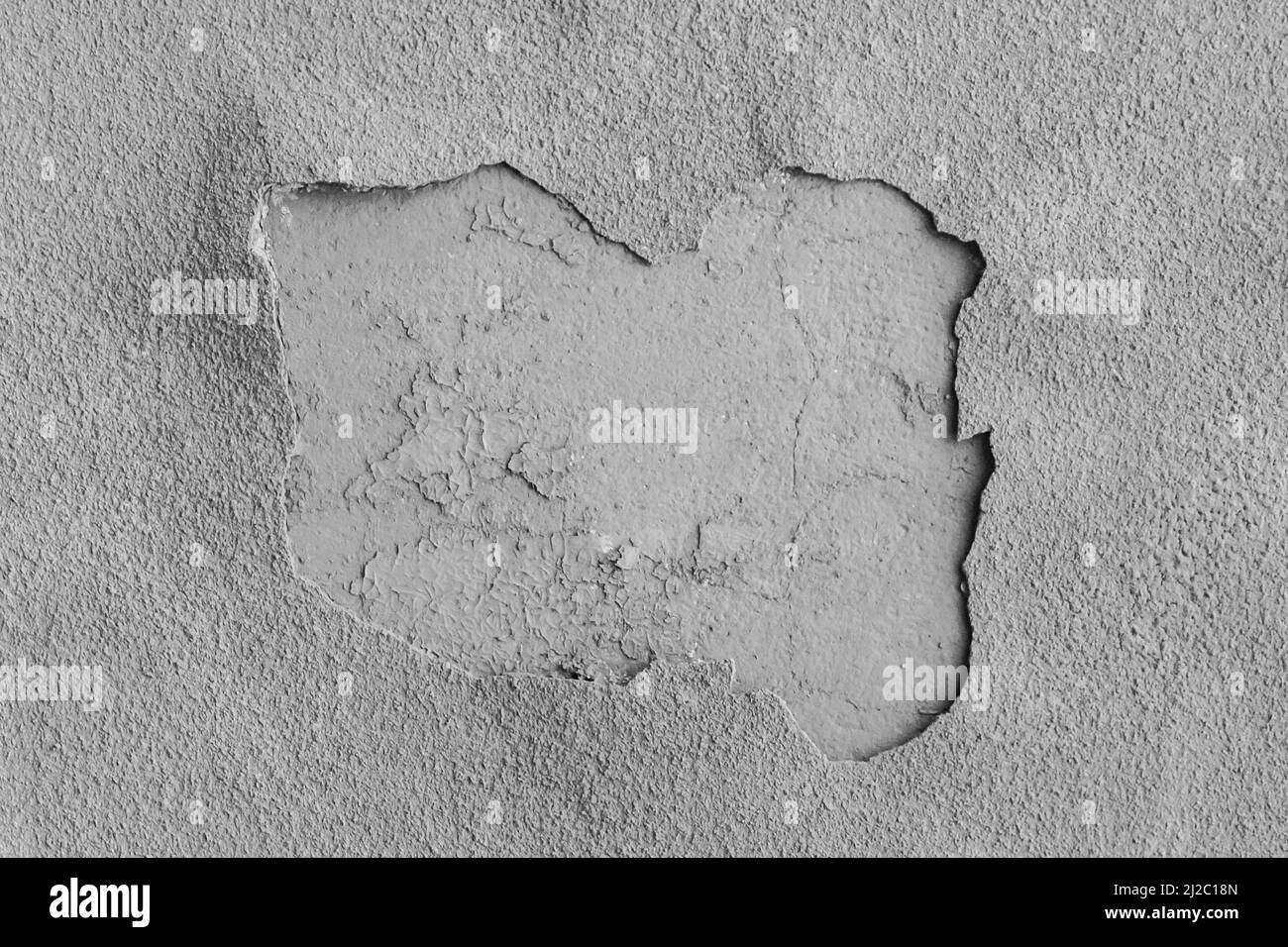 Old peeling grey plaster with weathered worn wall texture gray ...