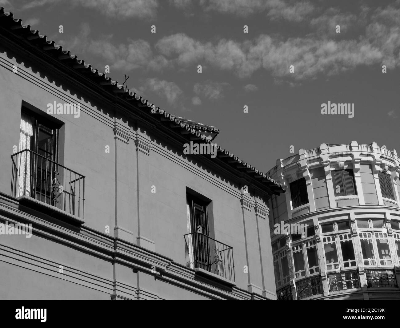 malaga city in spain Stock Photo - Alamy