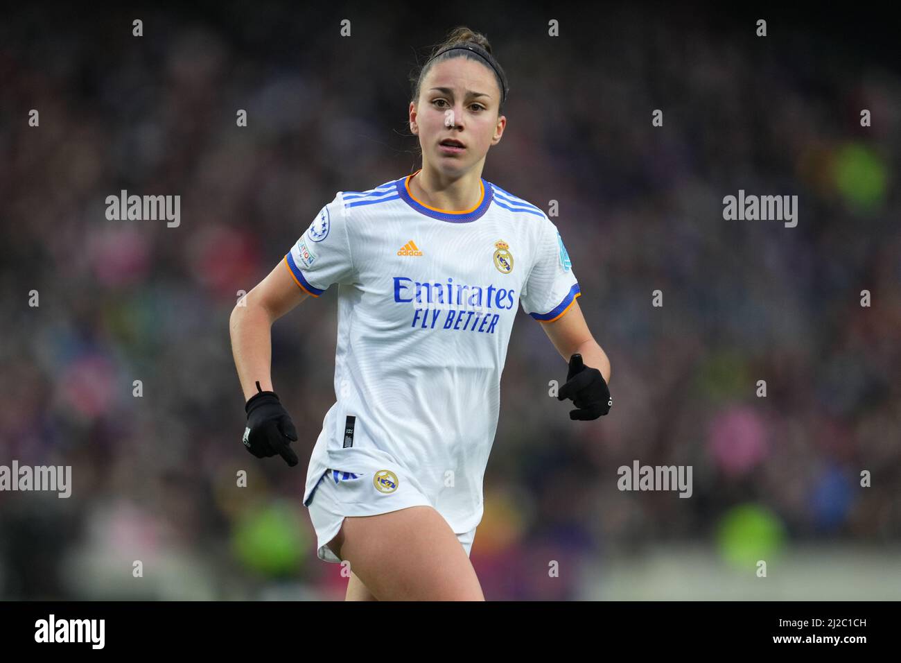 Athenea del Castillo of Real Madrid during the UEFA Women’s Champions ...