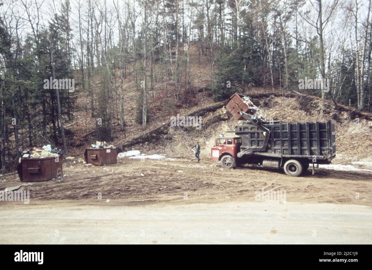 1970s garbage truck hi-res stock photography and images - Alamy