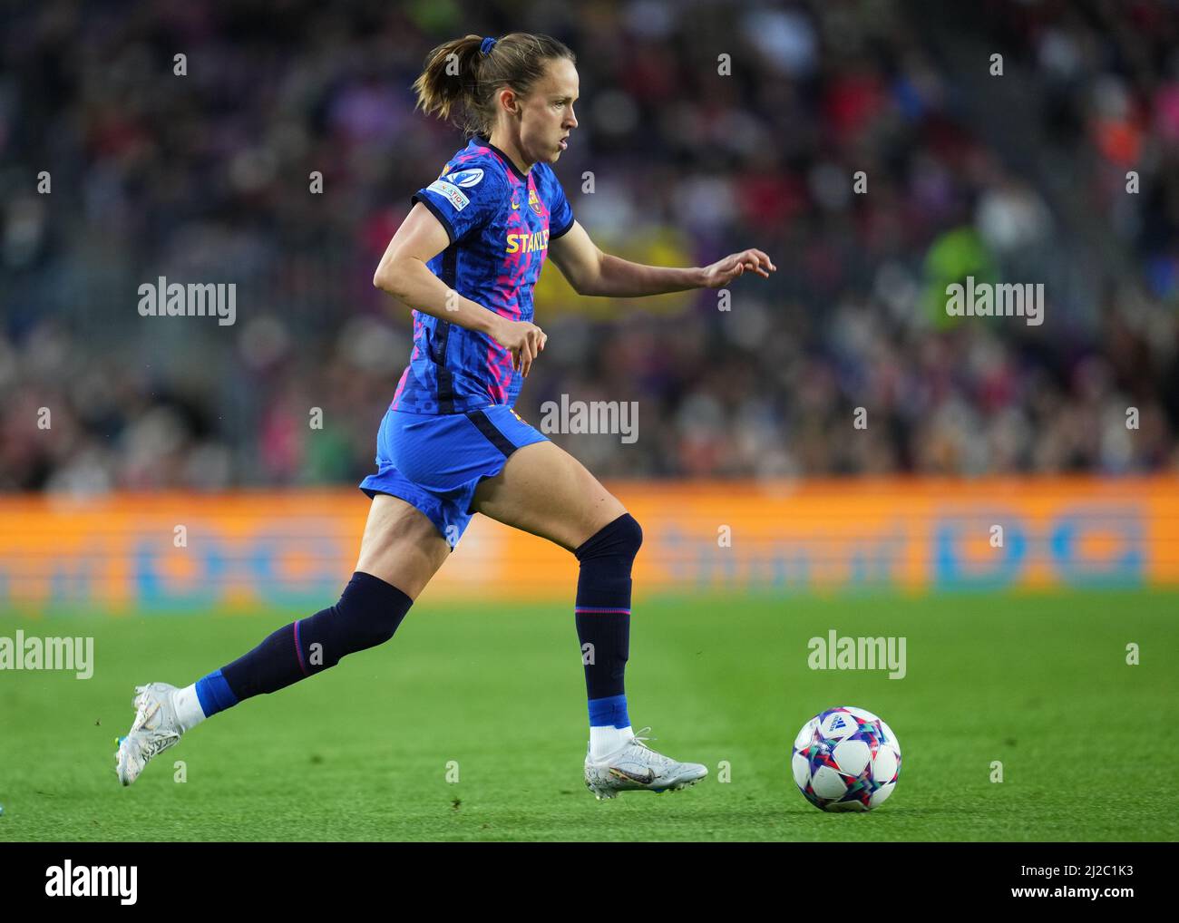 Caroline Graham Hansen of FC Barcelona during the UEFA Women’s ...