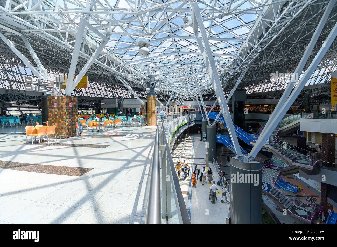 Recife, PE, Brazil - October 19, 2021: internal area of the ...