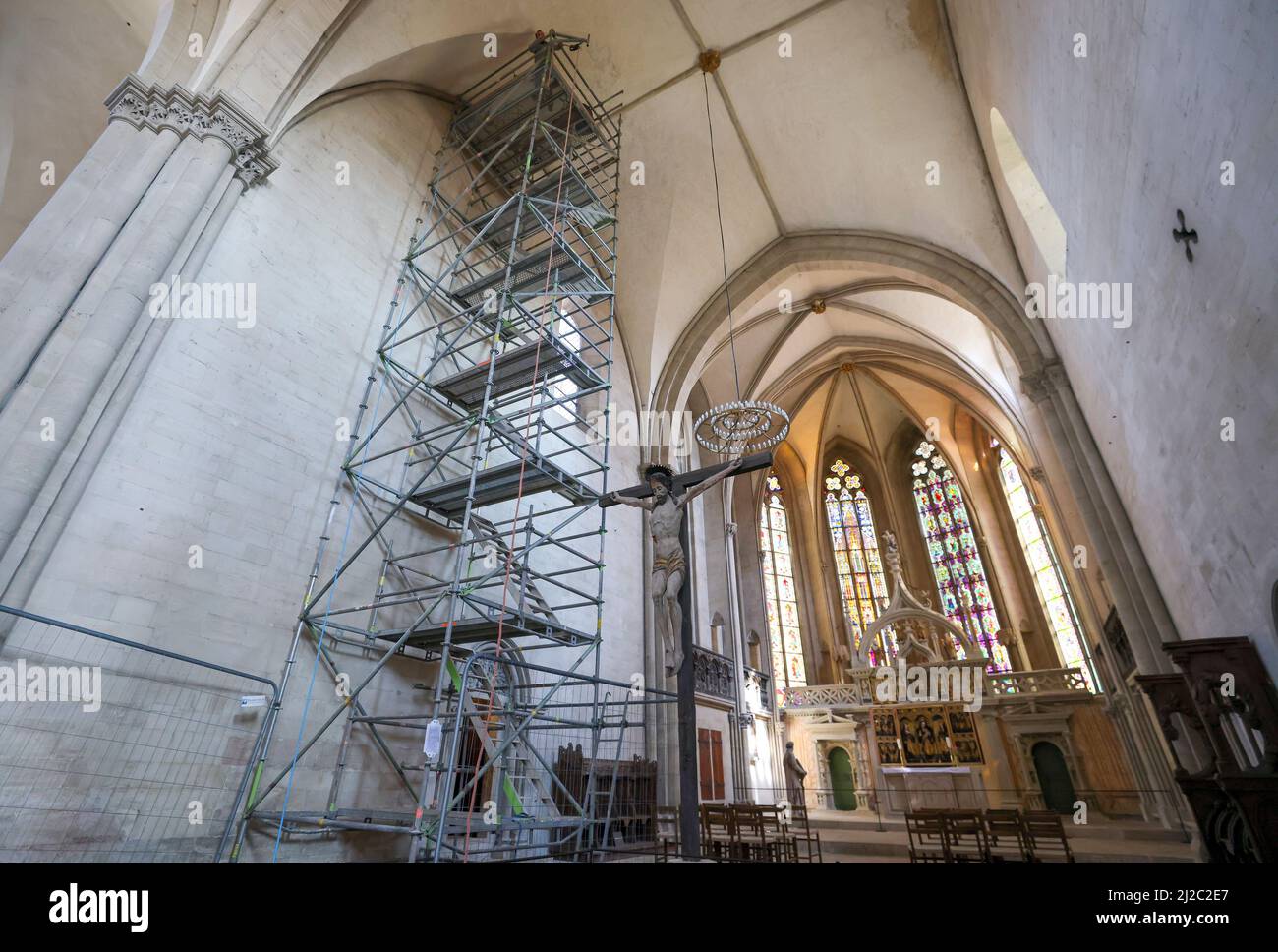 Scaffolding holes hi-res stock photography and images - Alamy