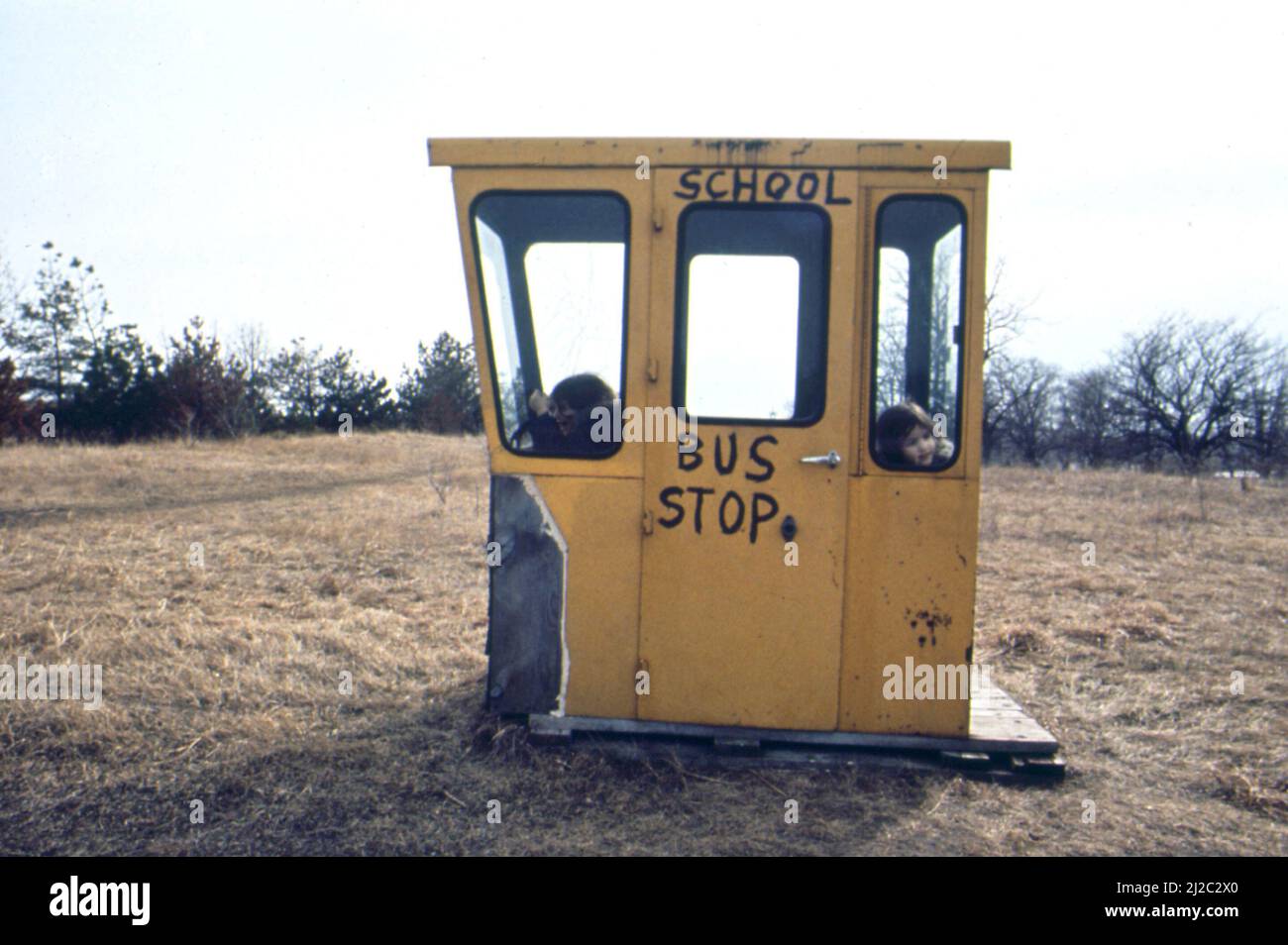 1973 bus stop hi-res stock photography and images - Alamy