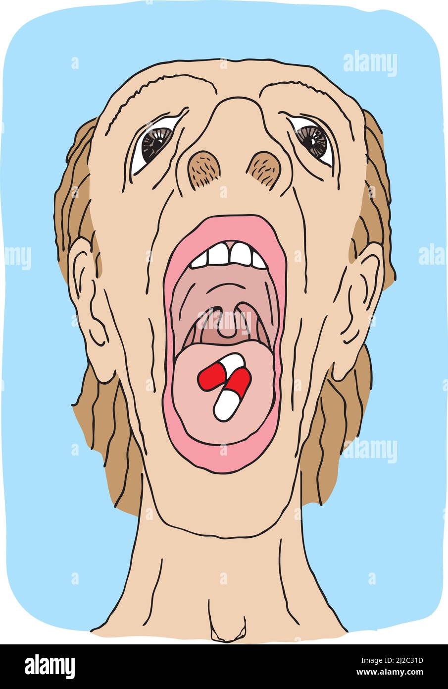 Health mania Stock Vector Images - Alamy