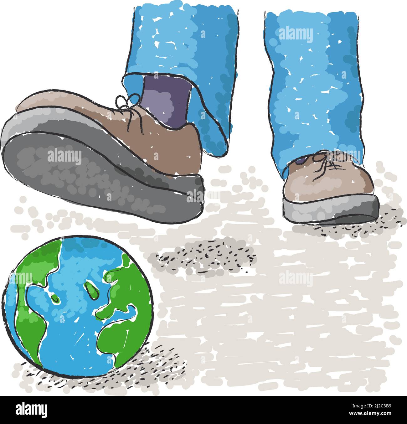 Under shoe Cut Out Stock Images & Pictures - Alamy