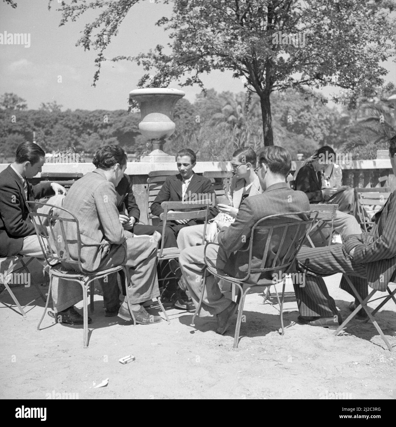 University conversation Black and White Stock Photos & Images - Alamy