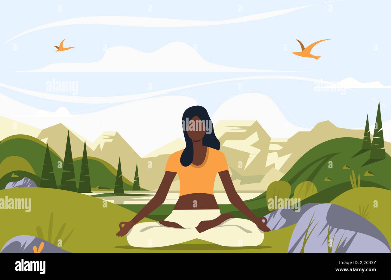 Homepage landscape Stock Vector Images - Alamy