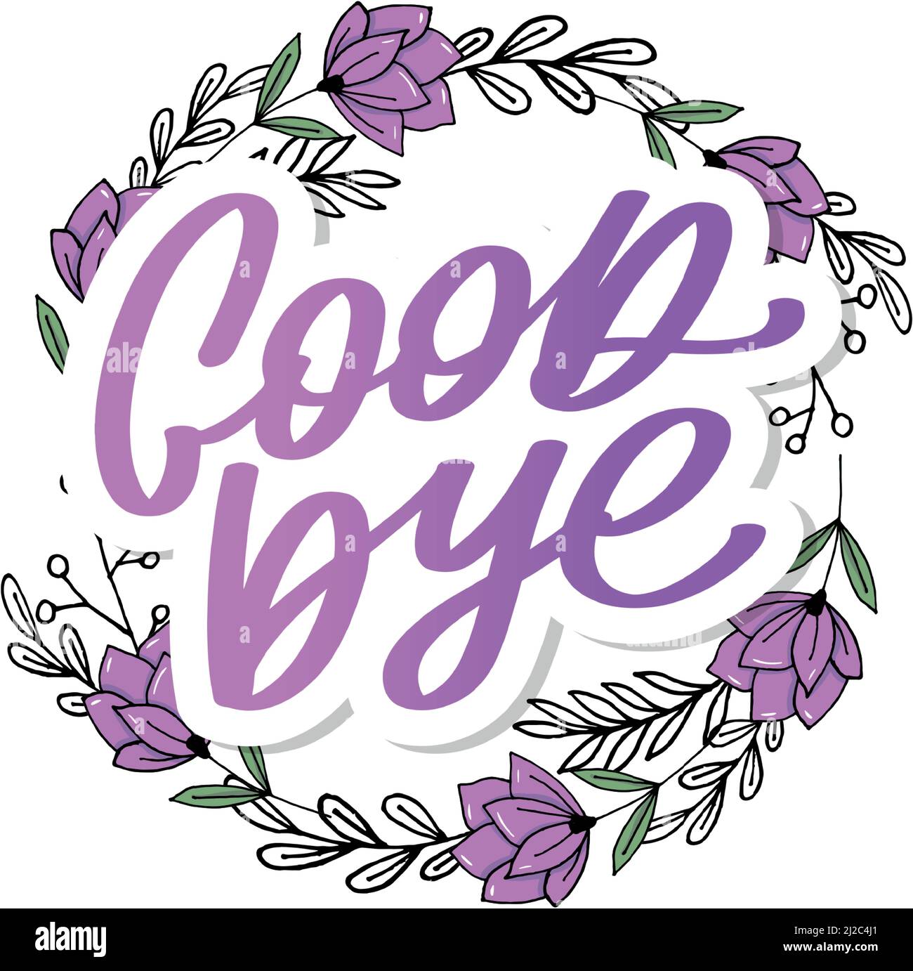 Writing farewell Stock Vector Images - Alamy