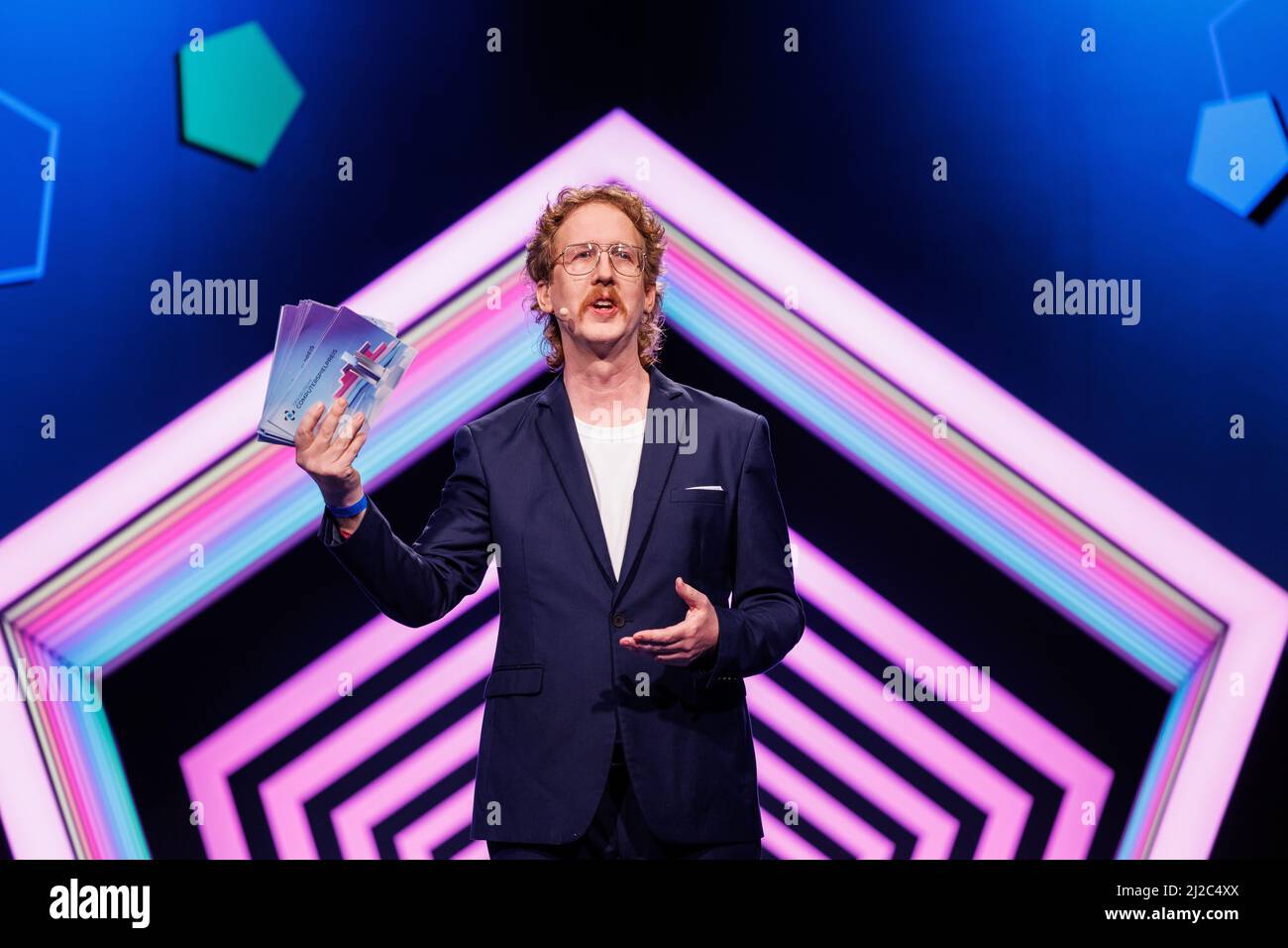 Munich, Germany. 31st Mar, 2022. Uke Bosse, entertainer, will be the ...