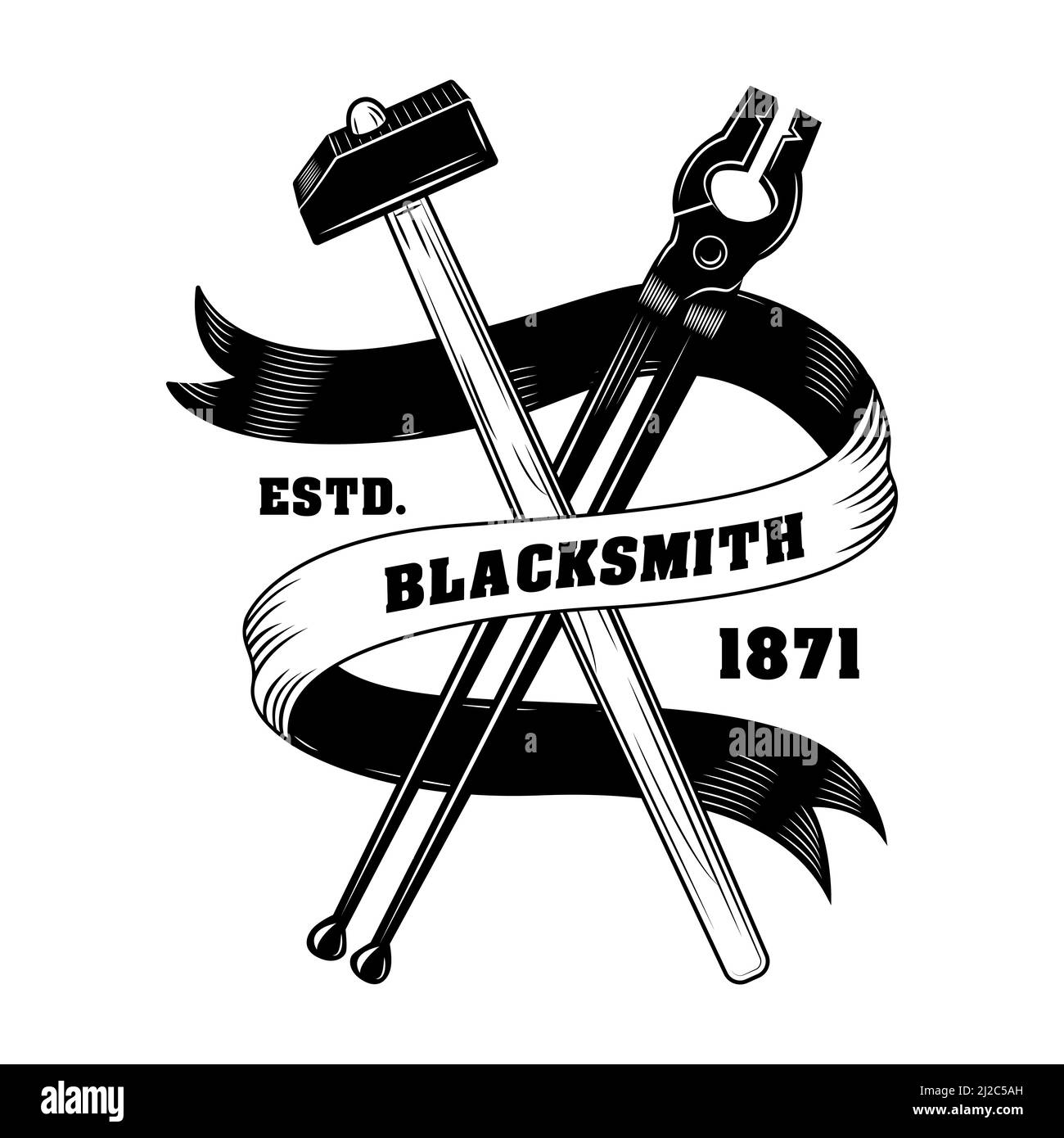 Blacksmith's forge Stock Vector Images - Alamy