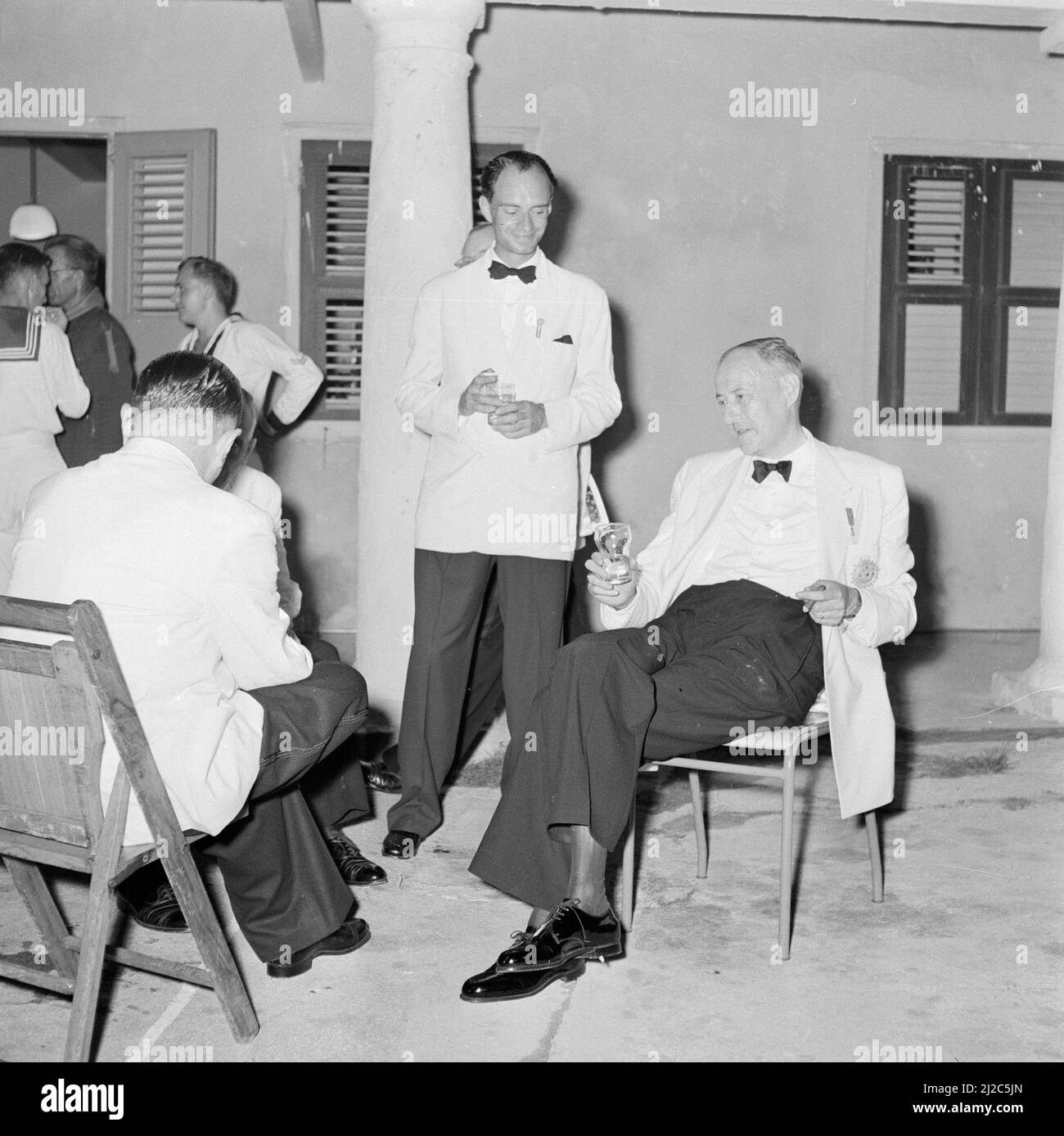 Minister Kernkamp of Overseas Kingdoms during the royal reception at ...