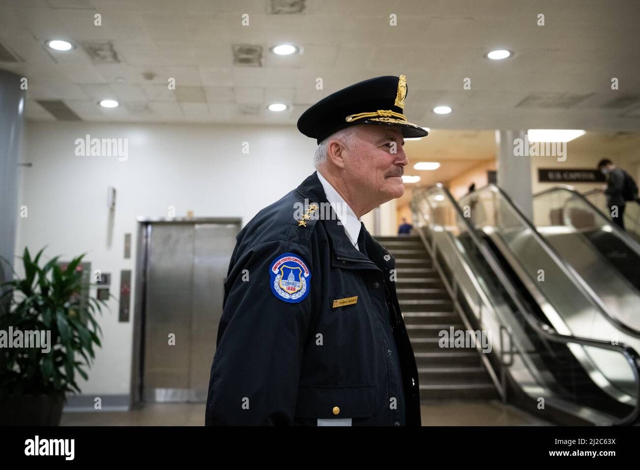 Washington, USA. 31st Mar, 2022. U.S. Capitol Police Chief J. Thomas ...