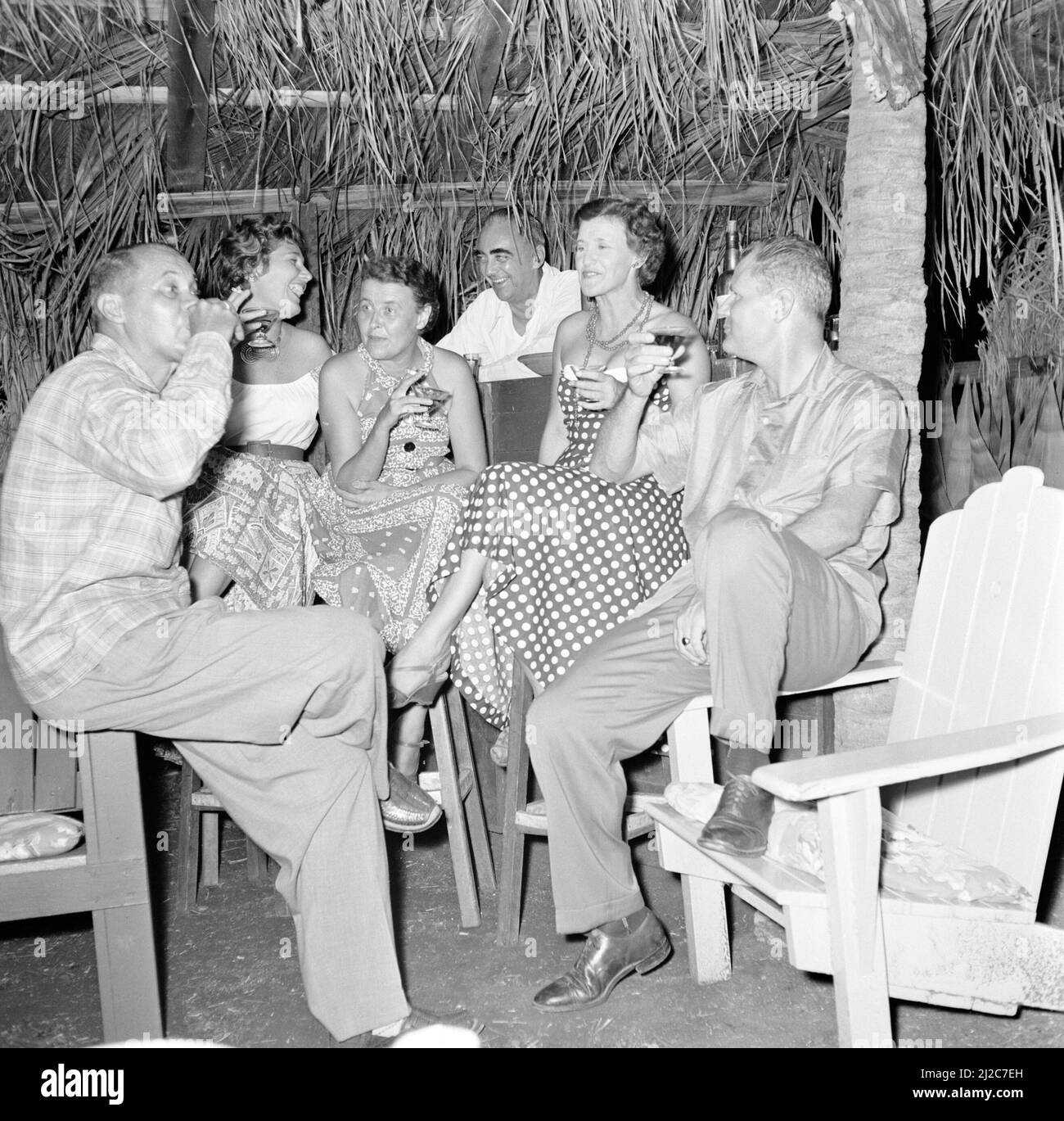 1950s dinner party hi-res stock photography and images - Alamy