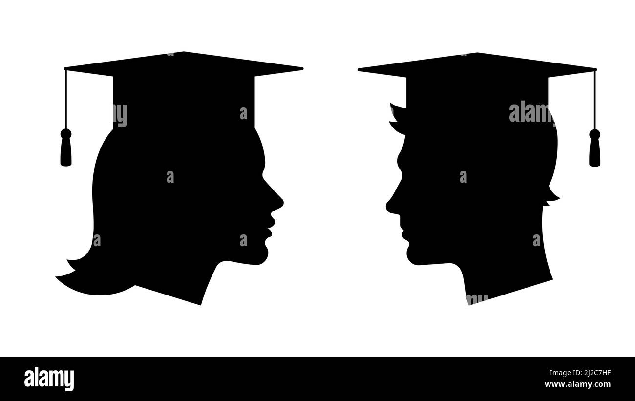 Graduation hat in technology Stock Vector Images - Alamy