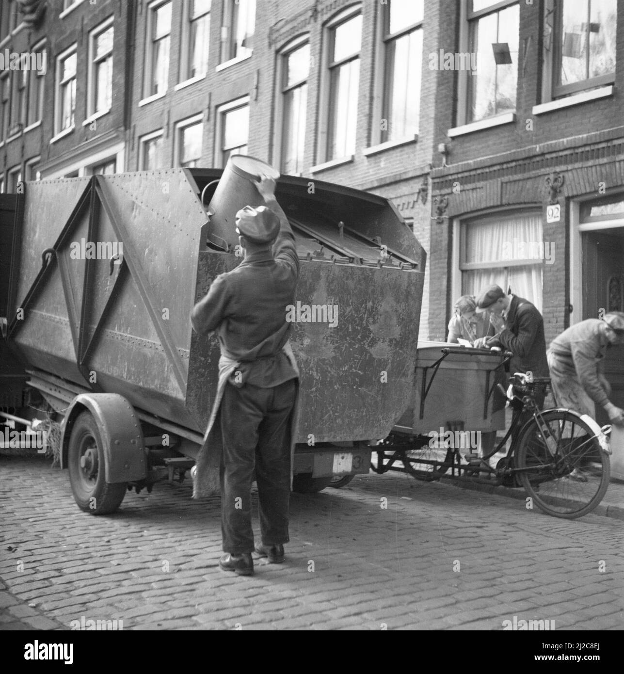 1930s garbage man hi-res stock photography and images - Alamy
