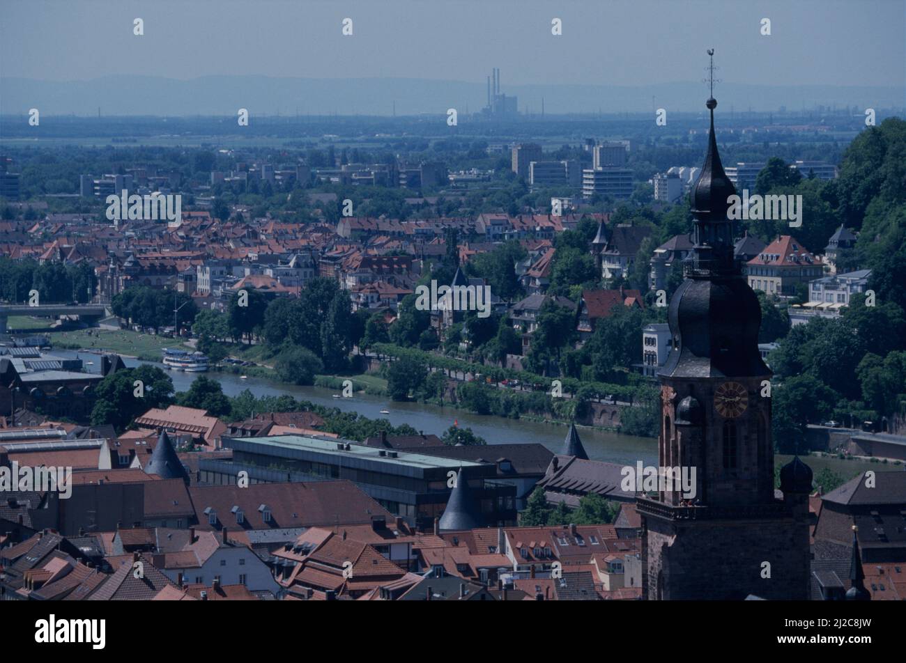 Heidelberg Castle in Heidelberg, Germany July 1995 Stock Photo - Alamy
