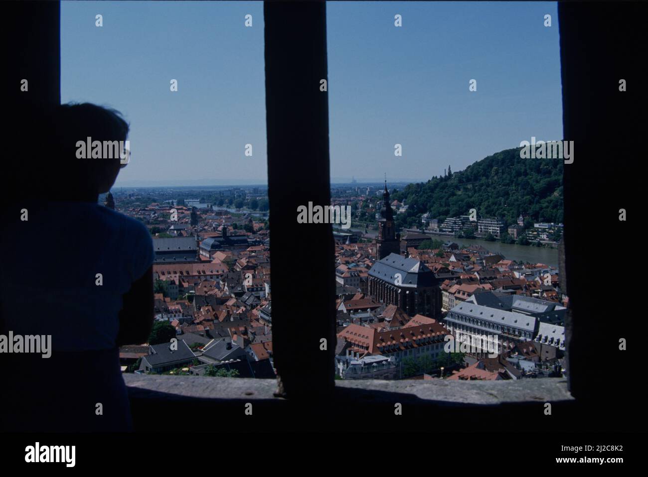 Heidelberg Castle in Heidelberg, Germany July 1995 Stock Photo - Alamy
