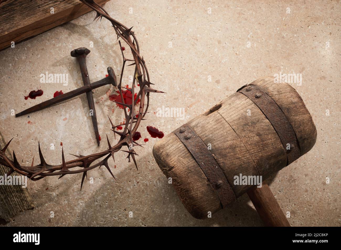 Nails crucifixion hi-res stock photography and images - Alamy