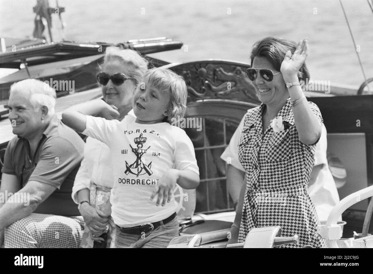 Beatrix, Claus and two children on Groene Draeck at 125th anniversary ...