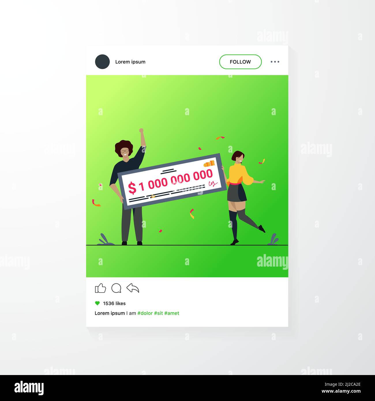 Lottery winner cheque hi-res stock photography and images - Alamy