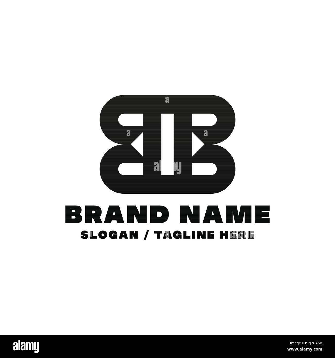 Letter BB logo design template. Editable, resizable, EPS 10, vector ...