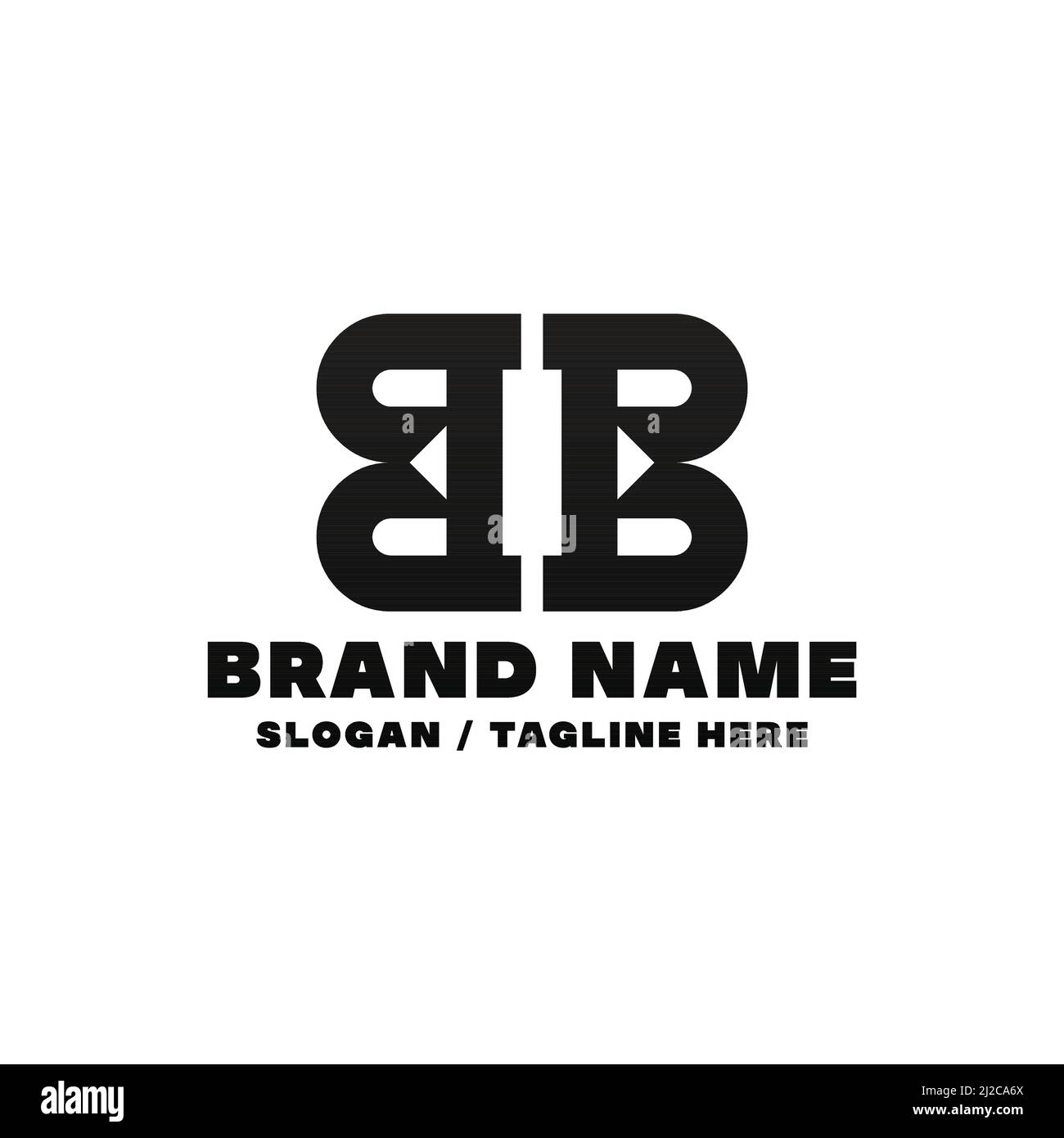 Letter BB logo design template. Editable, resizable, EPS 10, vector ...