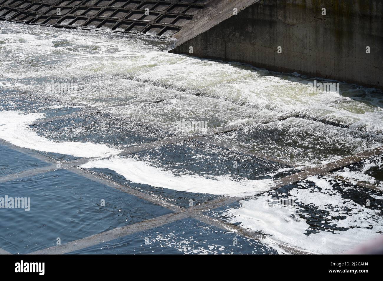 The first pumping station (PS-1) of the North Crimean Canal for lifting ...