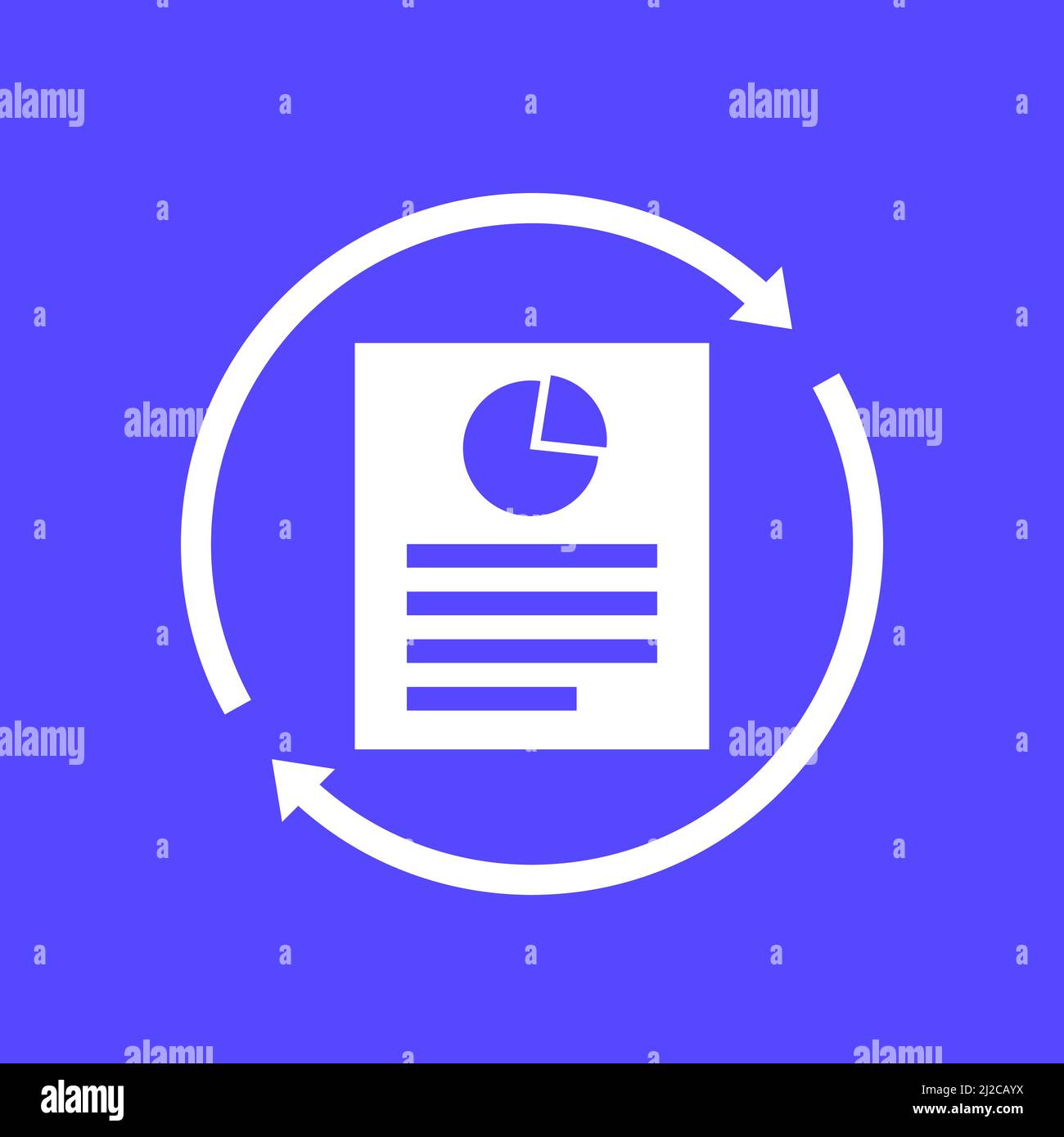 update report, document icon for web Stock Vector Image & Art - Alamy