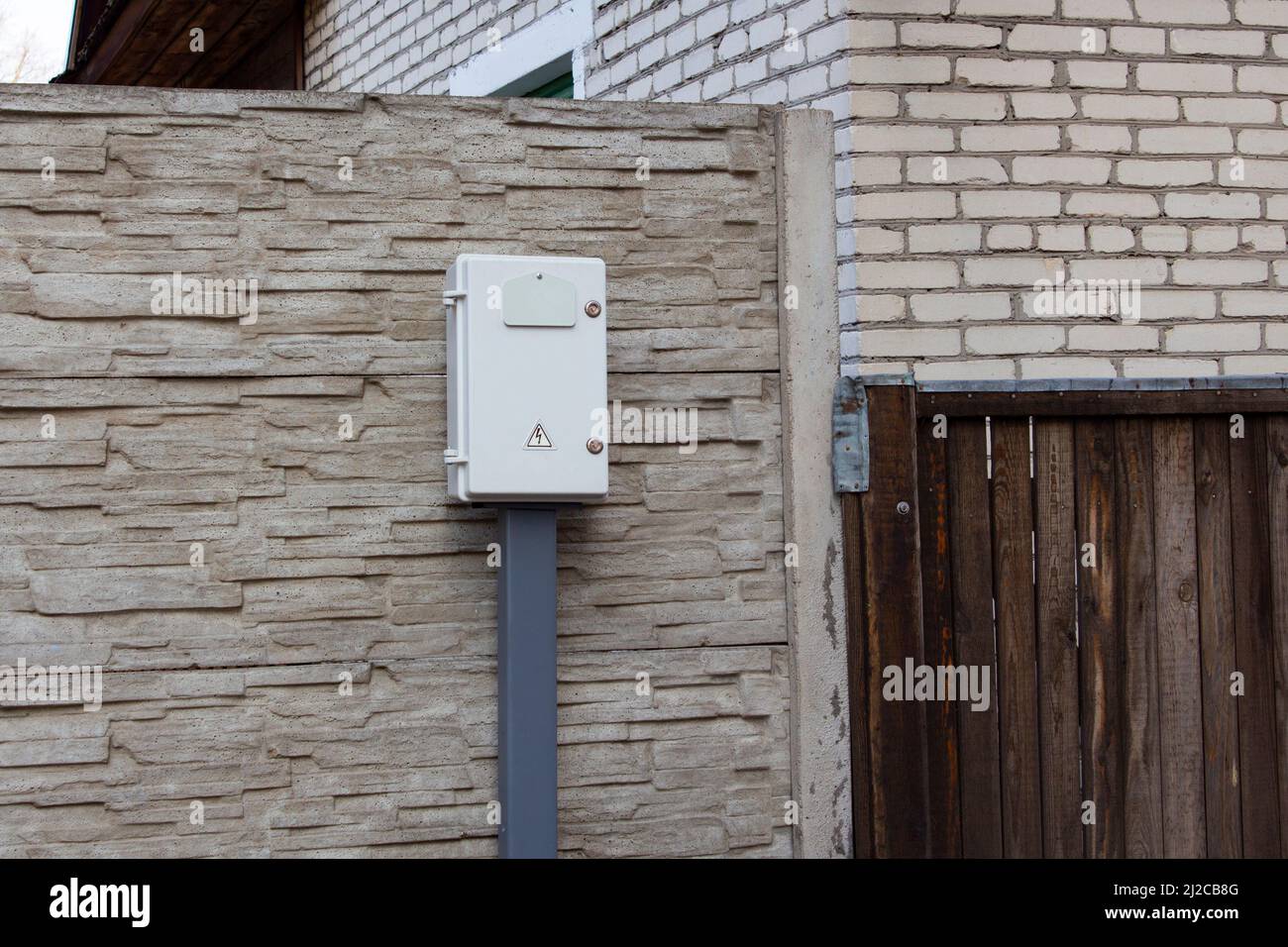 Electric meter box hi-res stock photography and images - Alamy