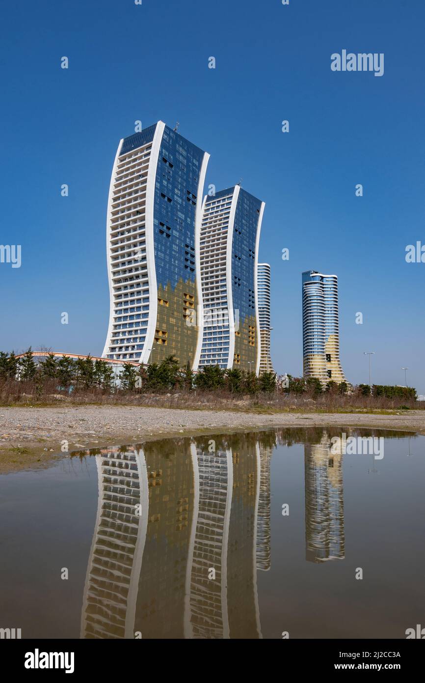 Modern Architecture in Kartal district of Istanbul, Turkey Stock Photo ...