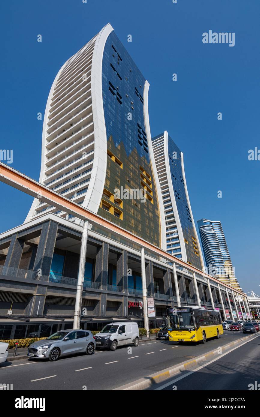 Modern Architecture in Kartal district of Istanbul, Turkey Stock Photo ...