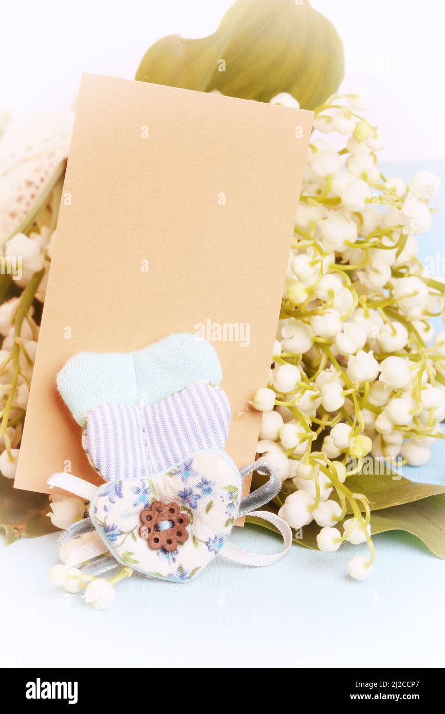 love gentle background in retro style heart snowdrops card for ...